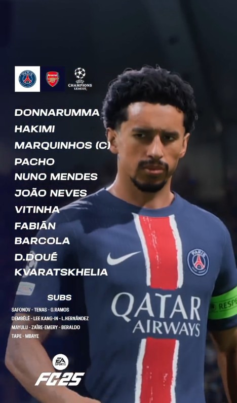 '창단 첫 우승 도전' PSG, UCL 4강 2차전서 아스널 2-1 제압...5시즌 만에 결승 진출