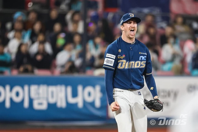 'KBO 홀린 스위퍼' ML서도 통했다! 에릭 페디, 9이닝 무사사구 8K 완봉승