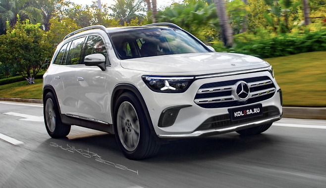 벤츠 GLB 페이스리트공개 임박! 2026년 중반 출격, 7인승 소형 SUV? | 모터포스 - 포뮬러1 정복