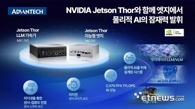어드밴텍 컴퓨텍스 2025서 엔비디아 젯슨 토르 기반 풀스택 엣지 Ai 시스템 첫 공개