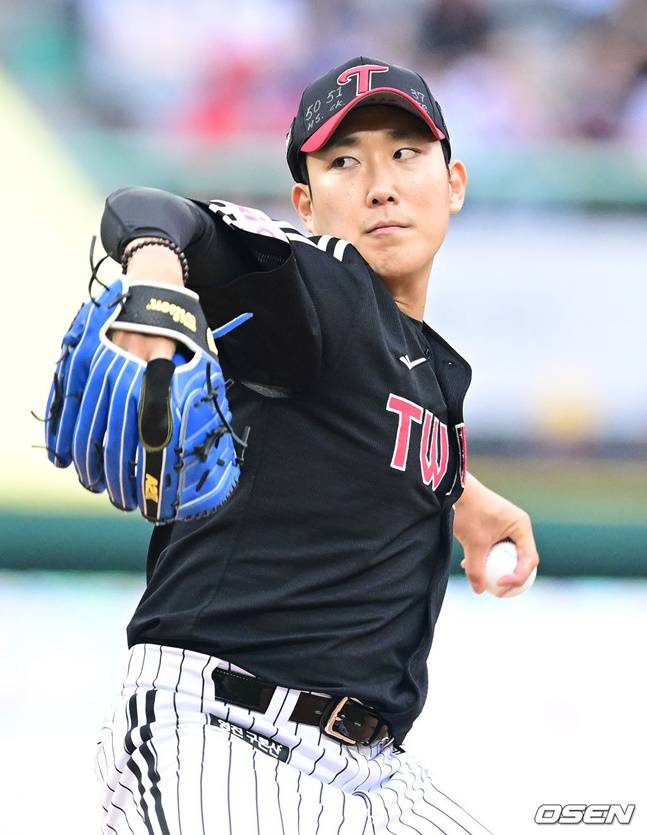 '또' 기록 제조기 된 SSG... 'ERA 4점대' 손주영 11K 新+염갈량 600승+LG 2700승 희생양 됐다