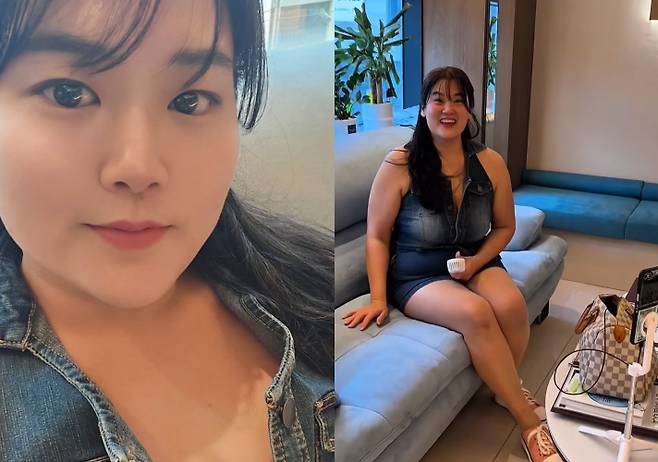 드디어 81kg..미나 시누이, 청미니 스커트 입고 "자신감 생겼다"