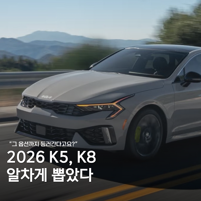K5, K8 2026, 이번엔 '베스트옵션' 하나로 설명 끝 | 잇츠잍