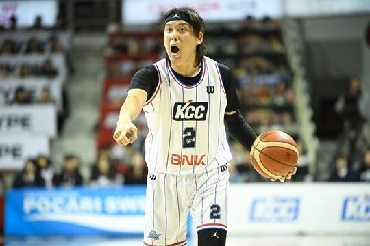 KCC 최준용이 슛 연습 때 덧붙인 것, 탑에서 코너로 뿌리는 패스