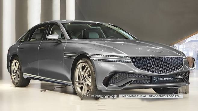 “E클래스 이제 끝?” 제네시스 G80, 전기·하이브리드 다 잡는다 | EV-Hotissue
