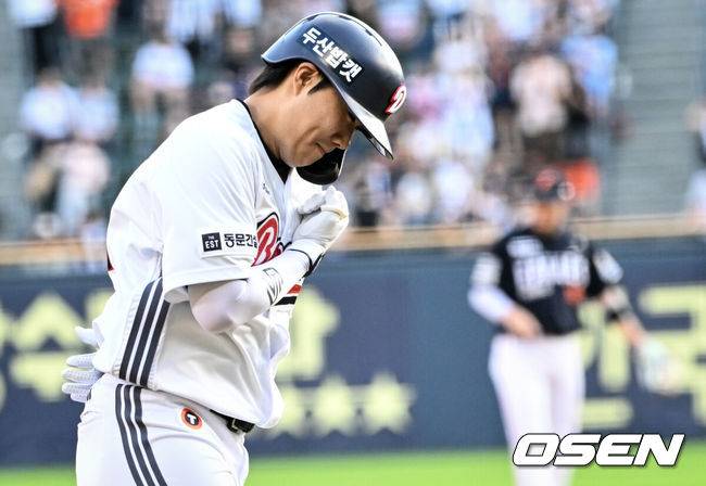 두산이 미쳤다! 10연승 한화에 1회 홈런 3방 대폭발. 케이브-양의지-박준순, 황준서에 악몽 선사하다 [오!쎈 잠실]