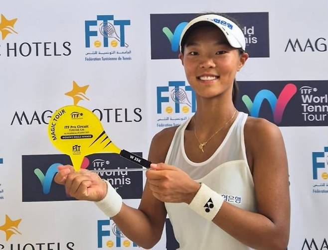 백다연, 4개의 매치포인트 극복하고 ITF 튀니지대회 우승하며 국내 퀸 등극
