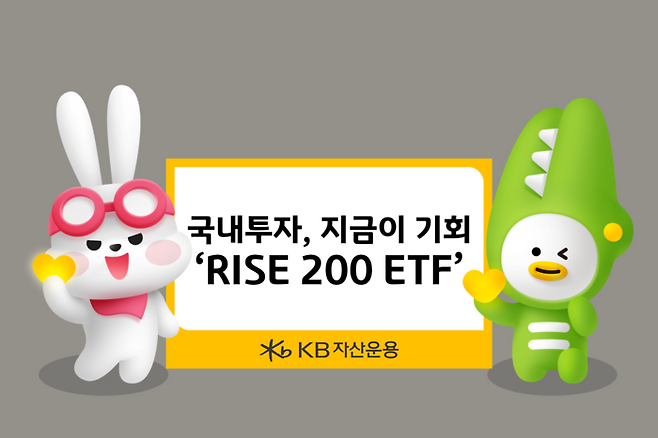 ‘국내투자, 지금이 기회’ KB운용, RISE 200 ETF 제안
