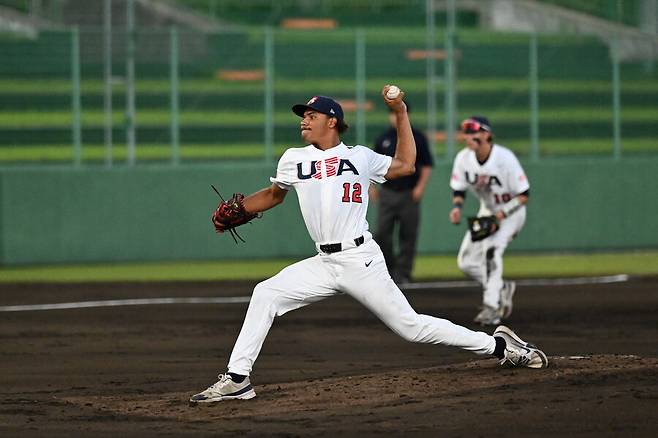 '한국 불운' 하필 158km 괴물투수를 만날 줄이야…ML 드래프트 1R 강력후보, 10K 완봉승에 결승행 좌절