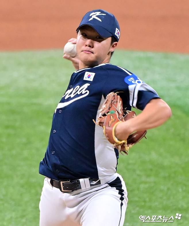 'KS도 이랬더라면…' 김서현 체코전 유일 실점 굴욕→정우주 'KKK 쾌투' MVP "오히려 괜찮더라" [고척 인터뷰]