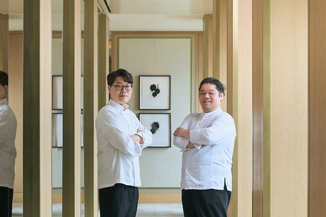 서울신라호텔, 日 도쿄 미쉐린 2스타 셰프와 '포핸즈 디너'
